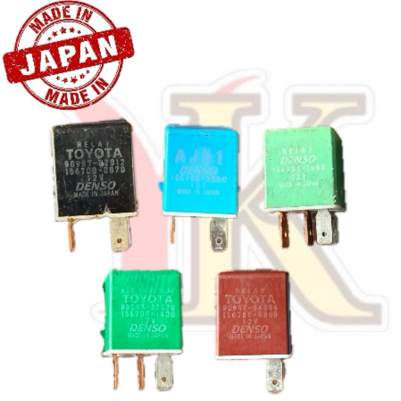 Toyota Denso Relay 4Pin/5Pin Original Used Japan | Shopee Malaysia