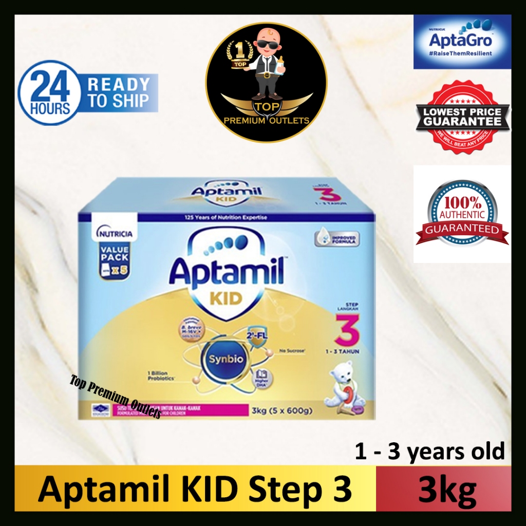 Aptamil KID Step 3 (3kg) Exp: 01/2026 (Aptagro) (Newest Stock) | Shopee Malaysia