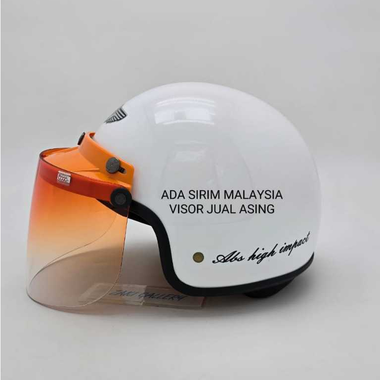 HELMET STENG KURA KURA HALF CUT SEPARUH HELMET BLACK/MATTE BLACK/BLUE ...