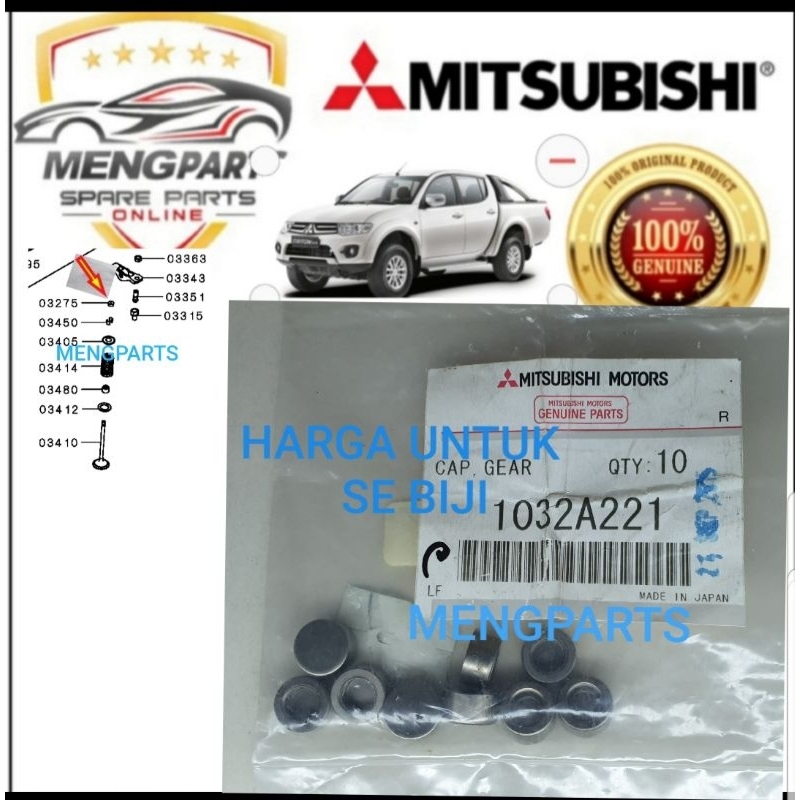 ORIGINAL MITSUBISHI TRITON & PAJERO 2.5cc 16V 4D56U 2005Y2017Y VALVE ...