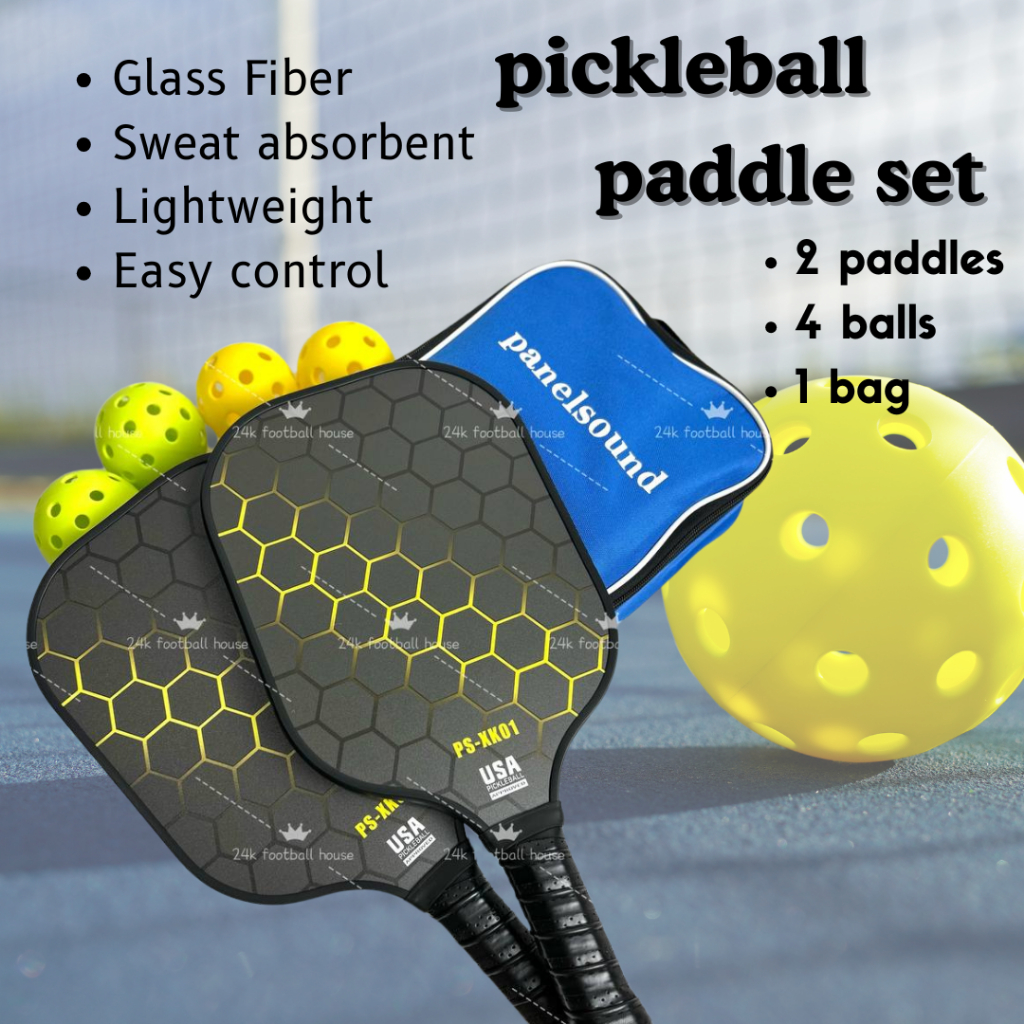 Pickleball paddle glass fiber/ pickleball paddle [READY STOCK] | Shopee ...