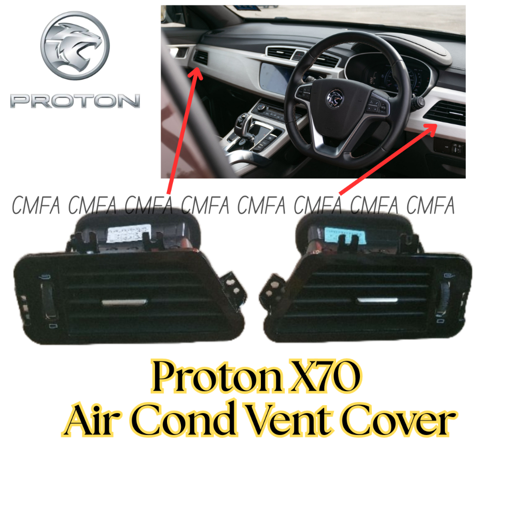 PROTON X70 Air Cond Vent Cover Air Con Louver Aircond Grille A/C Vent ...