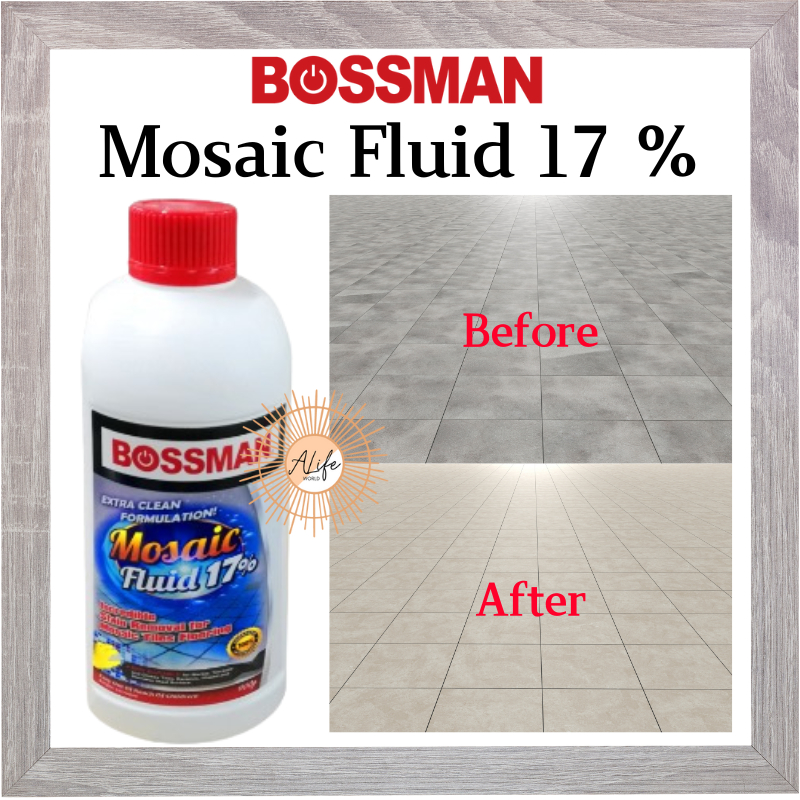 ALife Bossman Mosaic Fluid Acid Heavy Duty Stain Remover Toilet Bowl ...