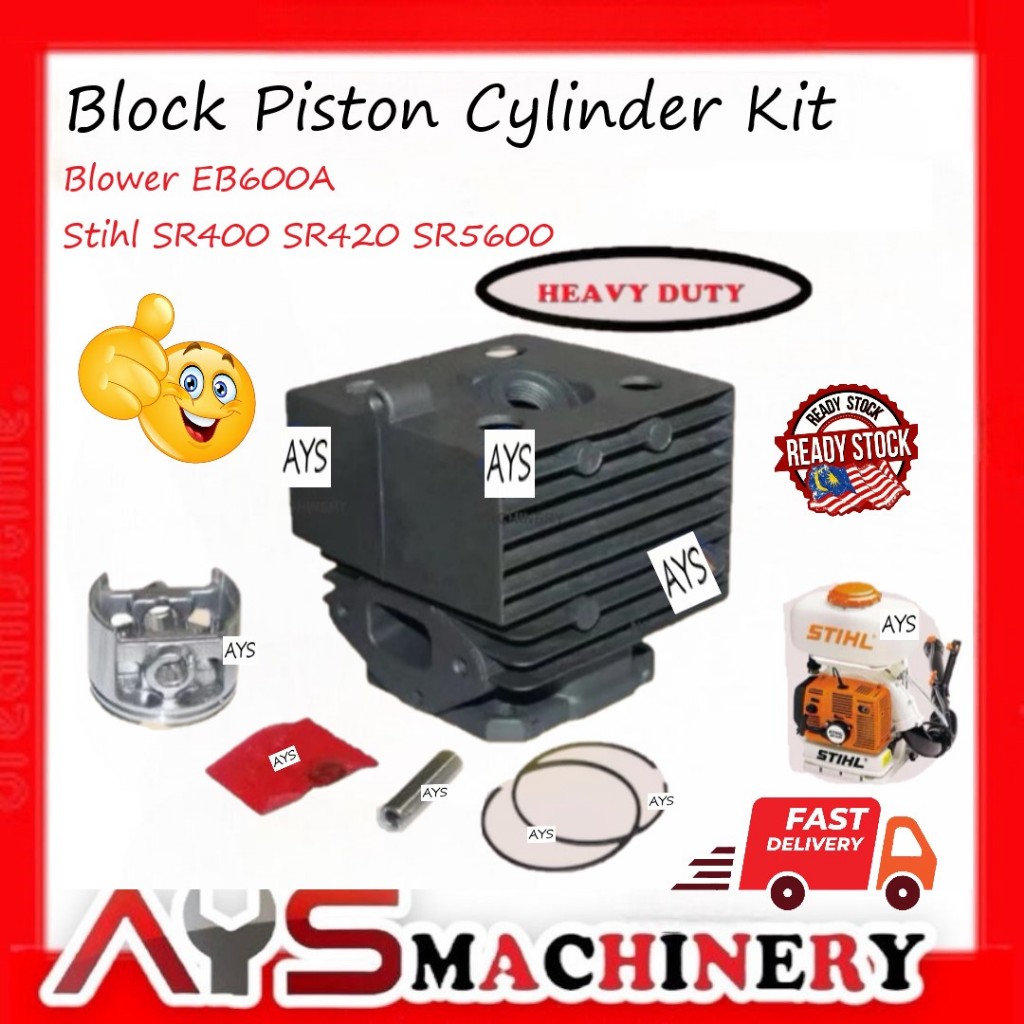 Stihl Sr420 Block Assembly For Stihl SR420/Sr5600/BR400 Block Piston ...