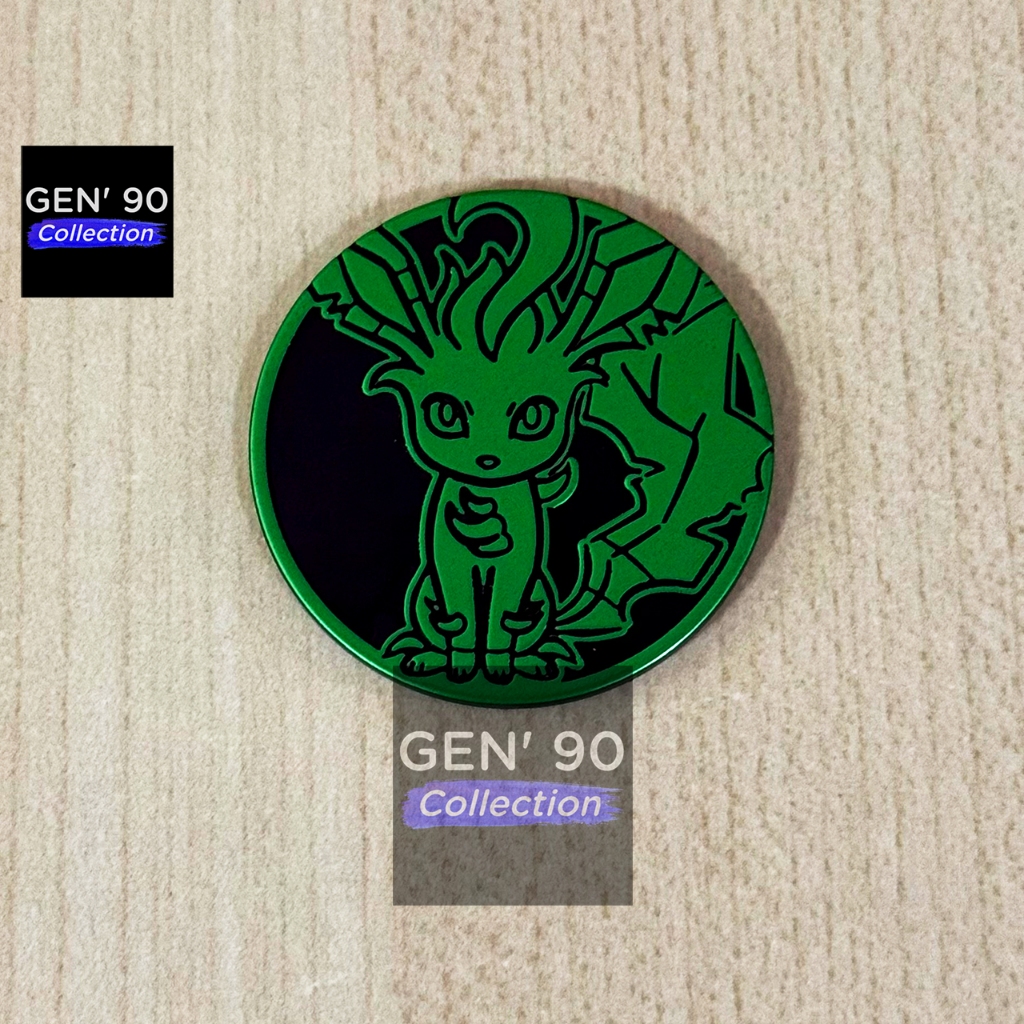 PTCG POKEMON CARD Holofoil Plastic Gold Leafeon Coin Inport From Japan ...