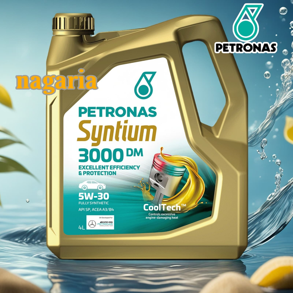 Petronas 5W30 Fully (4 Liter) Syntium 3000 Fully Synthetic Engine Oil ...