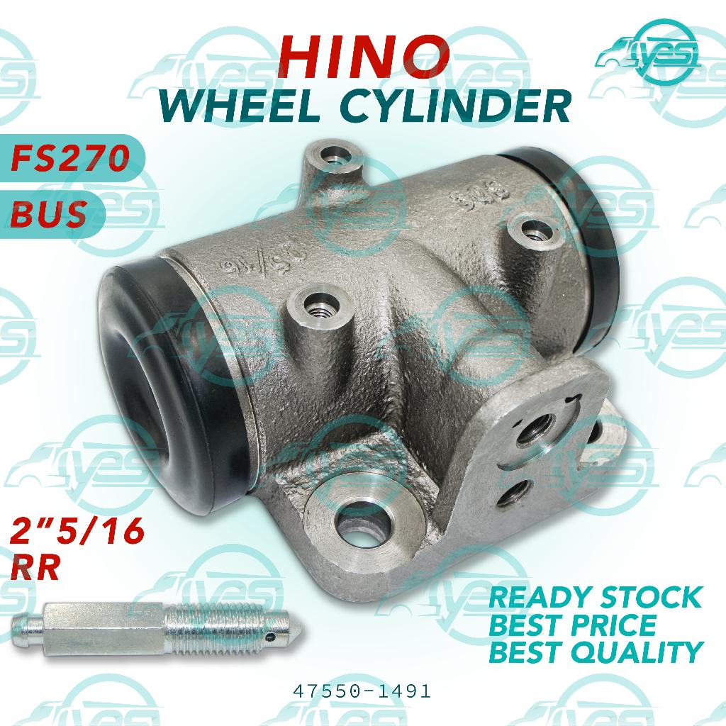 HINO FS270 BUS 2"5/16 REAR WHEEL CYLINDER BRAKE PUMP LORRY TRUCK 47550 ...
