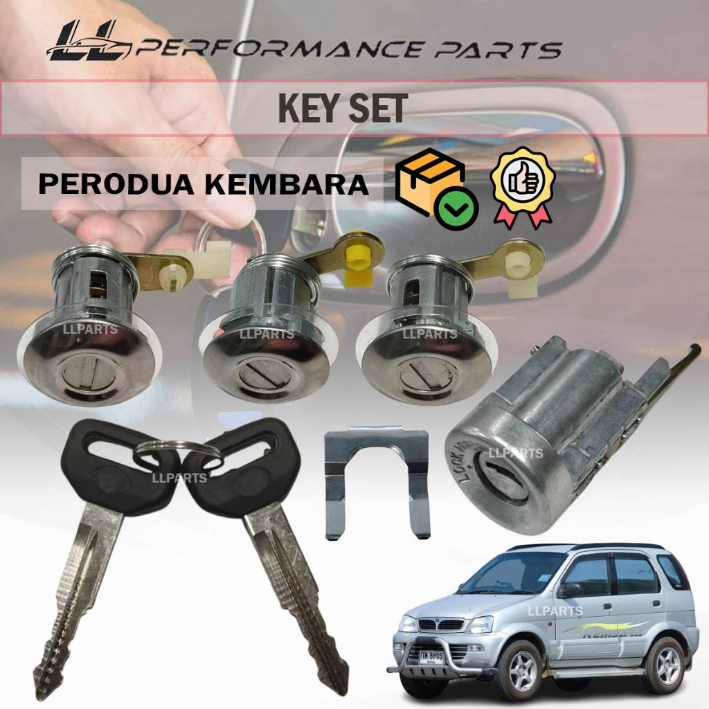 Perodua Kembara Key Set Remote Car Kunci Kereta Lock Pintu Start Door ...