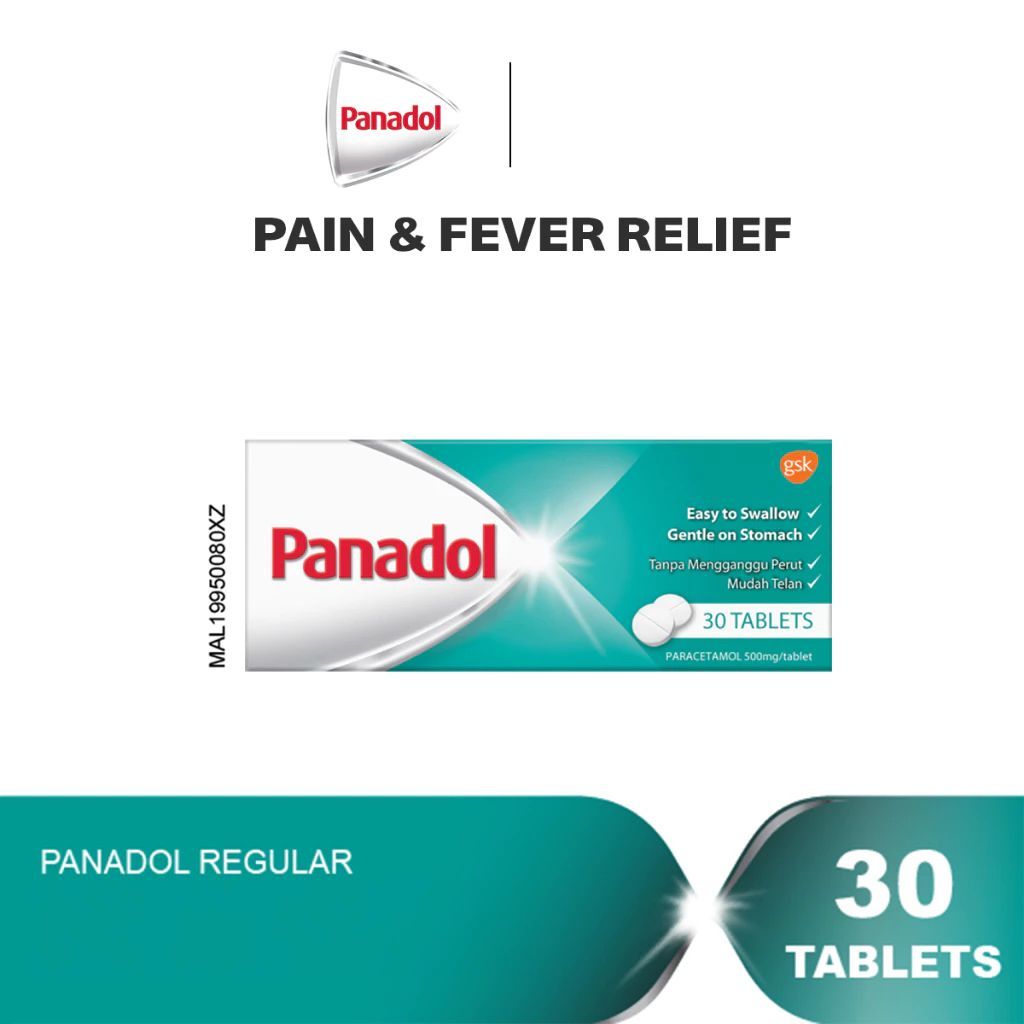 PANADOL REGULAR COATED ( 30 tablets ) | Shopee Malaysia