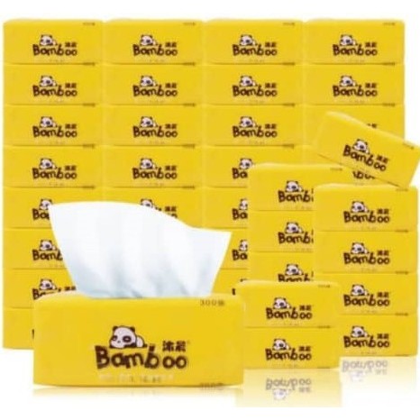Bamboo Tissue 4ply Soft Facial Tisu Home/Office Use | Shopee Malaysia