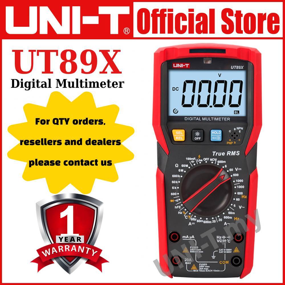 UNI-T UT89X UT89XD Digital Multimeter | Shopee Malaysia