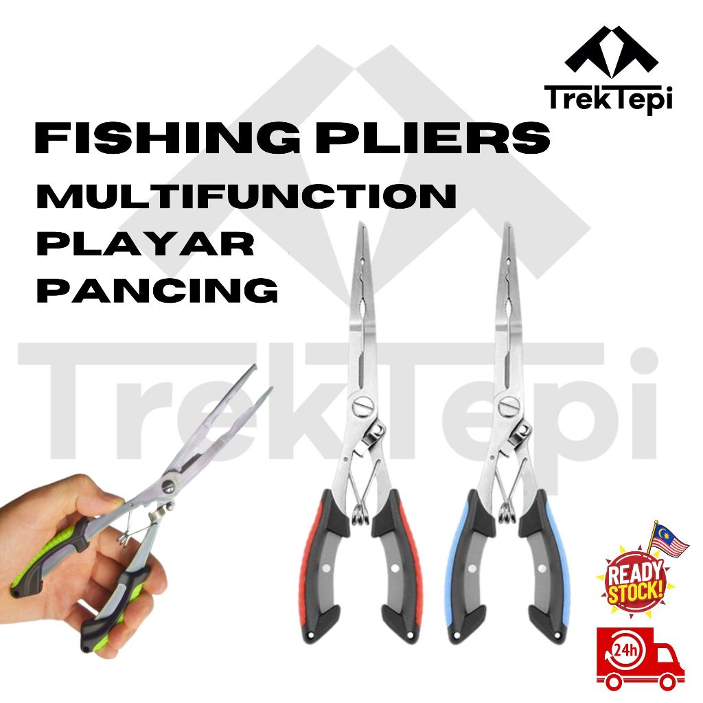 TrekTepi Fishing Pliers Multifunction Playar Pancing, Braided Line ...