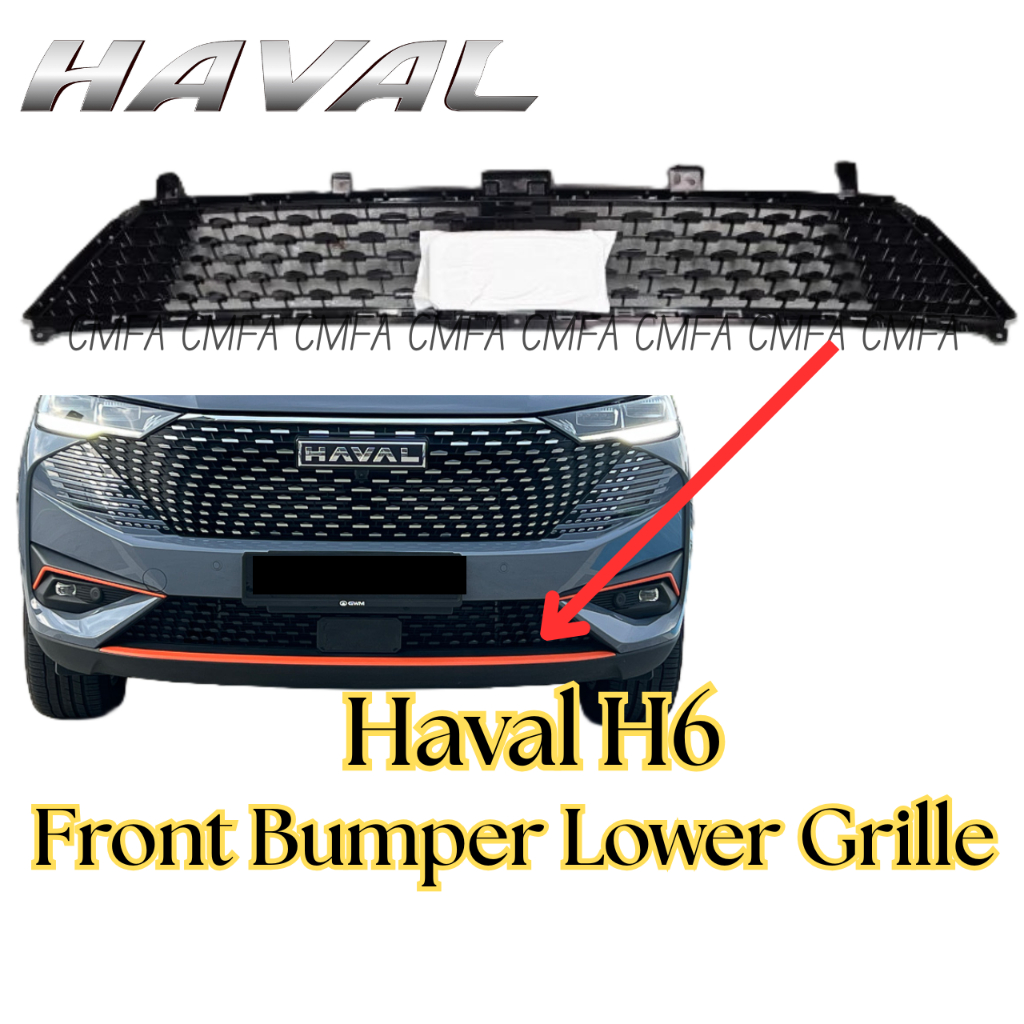 HAVAL H6 Front Bumper Lower Grille | Shopee Malaysia