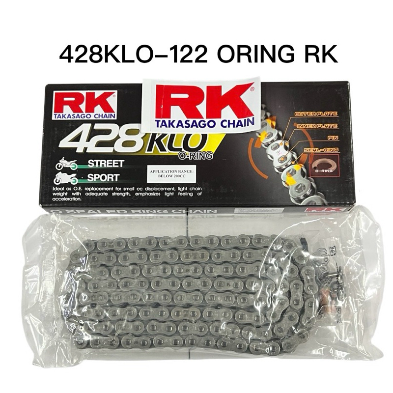 RK RANTAI 428KLO-122L ORING RK JAPAN CHAIN ORING RK JAPAN | Shopee Malaysia