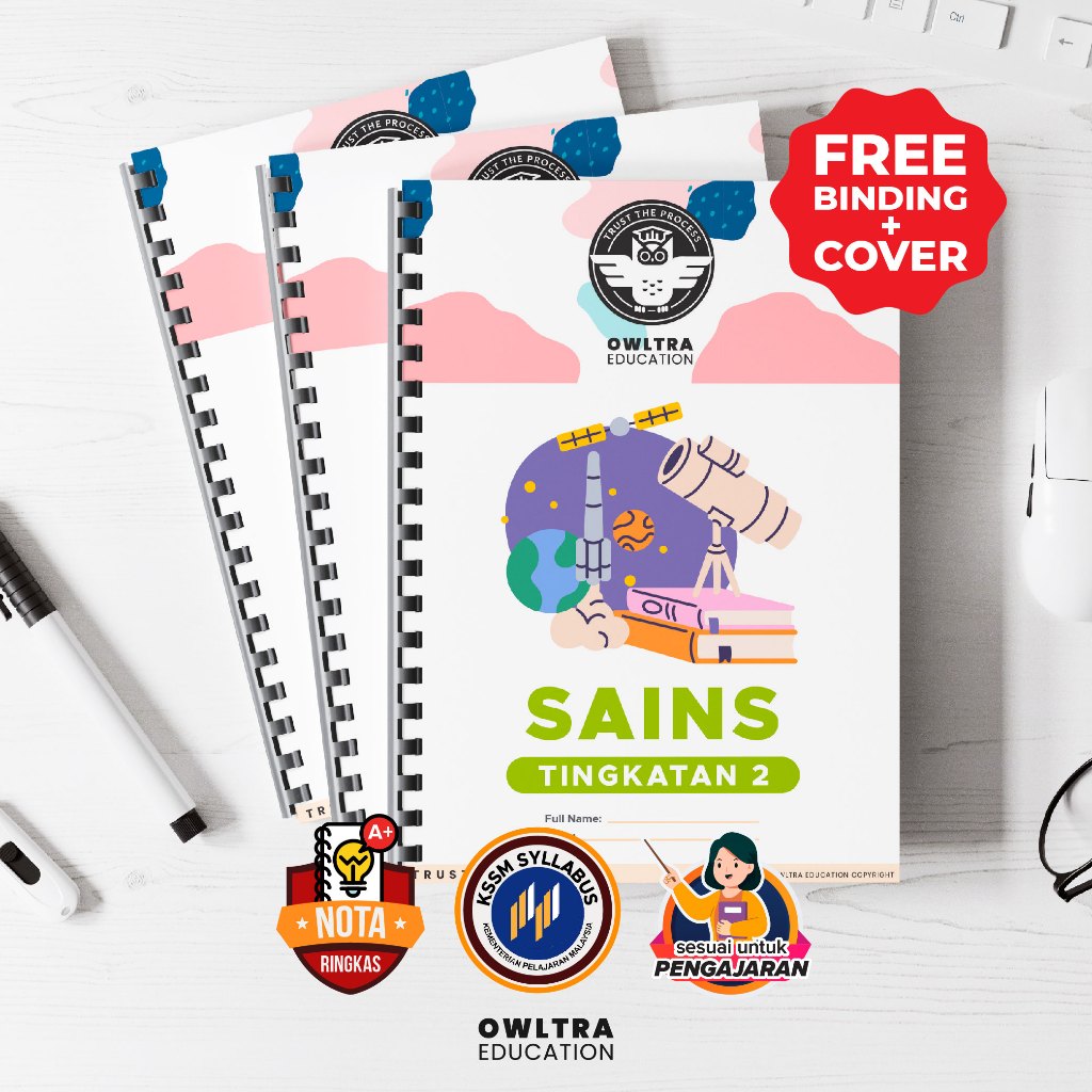 (FREE BIND) Nota Sains SPM PT3 Tingkatan 1-5 Nota A+ (Bab Penuh) Buku ...