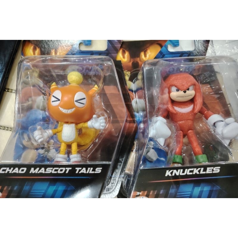 Jakks Knuckles and Chao Mascot Tails Sonic 3 the hedgehog bundle set ...