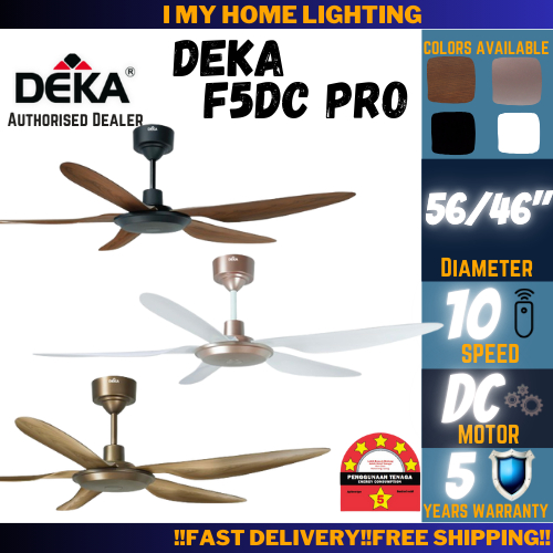 DEKA (New 2025) F5DC Pro56" inches DC motor Remote control 5 Blades 56 ...
