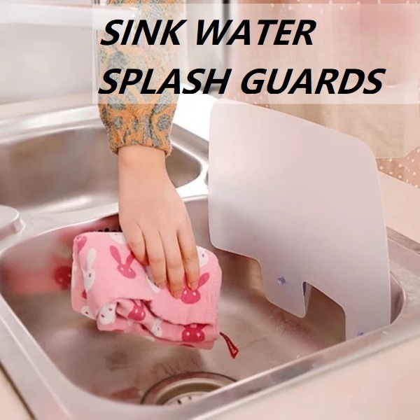 Sink Water Splash Guards Kitchen Sucker Waterproof Screen Dish Fruit ...