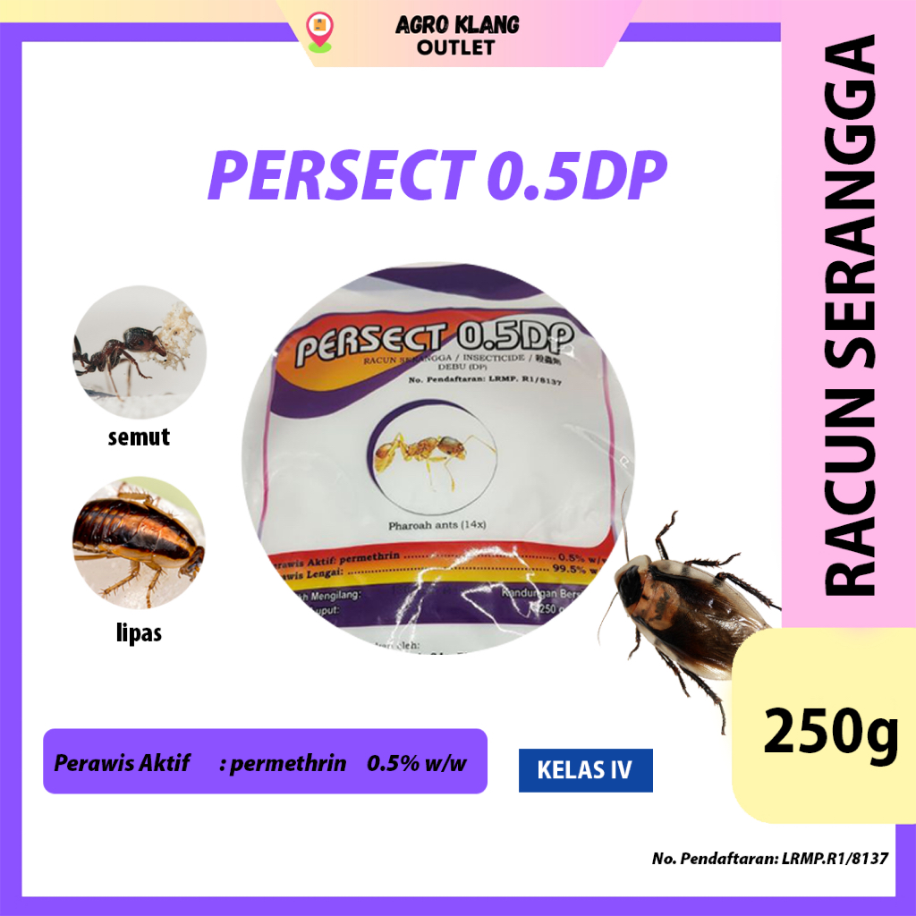 PERSECT 0.5DP Racun Serangga 250g Semut Racun Semut Ant Killer Bait ...