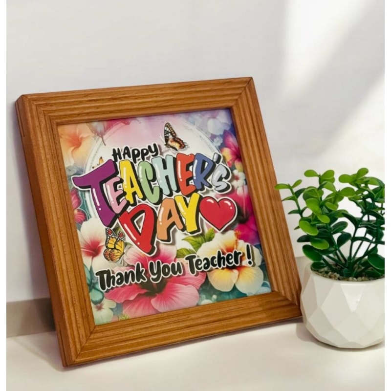 [HADIAH HARI GURU] WOOD PHOTO FRAME SPECIAL GIFT FOR TEACHER | HADIAH ...