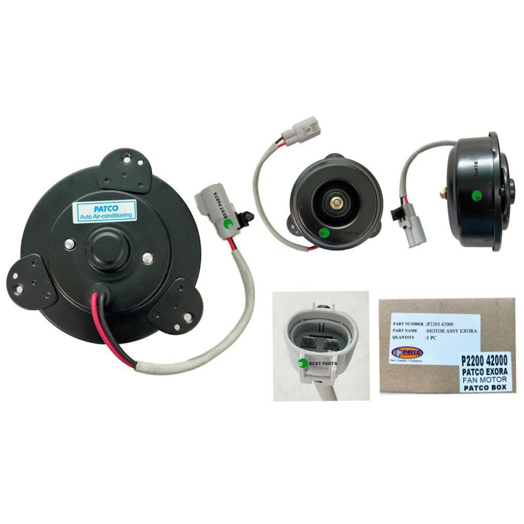 (ORIGINAL PATCO) CONDENSER AIR COND FAN MOTOR PROTON WAJA / PERSONA ...