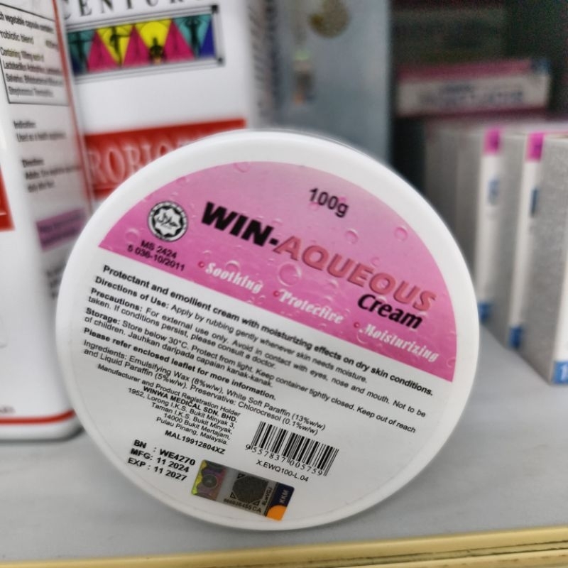 win aqueous cream 100g 11/27 WIN-AQUEOUS AQUA | Shopee Malaysia