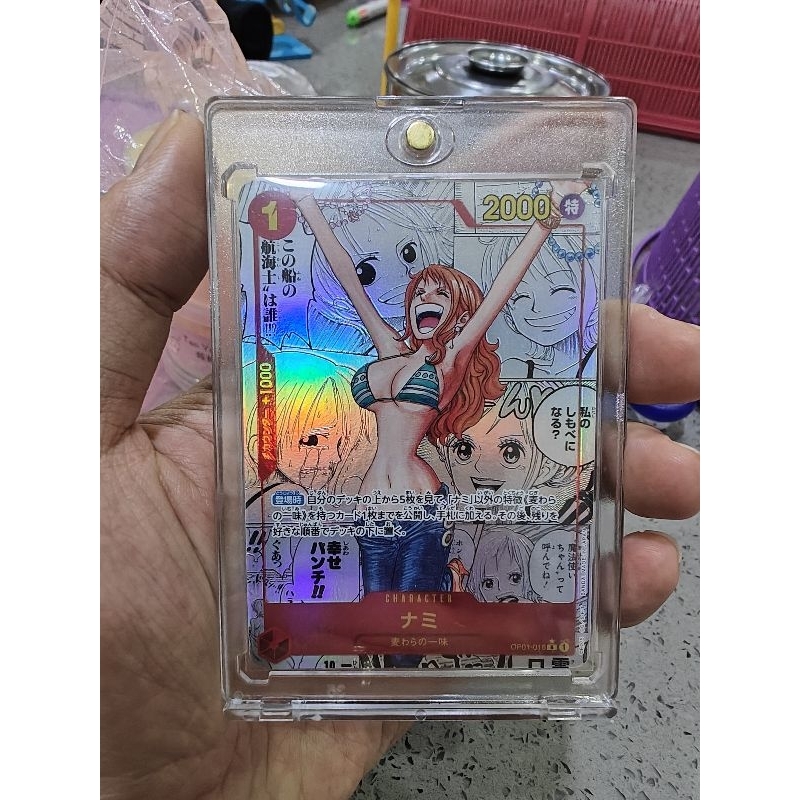 Bandai One Piece OPTCG Parallel AA Manga Nami OP01-016 No defects | Shopee Malaysia