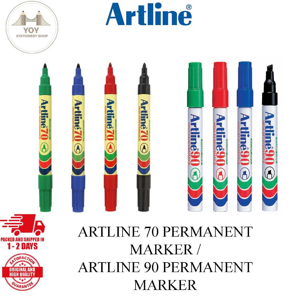 ARTLINE 70 PERMANENT MARKER / ARTLINE 90 PERMANENT MARKER - 1PCS (READY ...