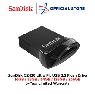 SANDISK CZ430 ULTRA FIT USB 3.1 FLASH DRIVE (16GB / 32GB / 64GB / 128GB ...