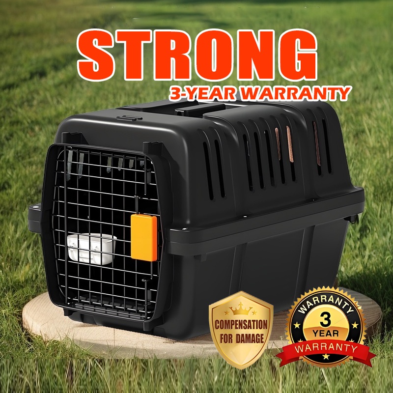 【READY STOCK】Cat carrier Pet carrier Dog carrier box Portable Travel ...