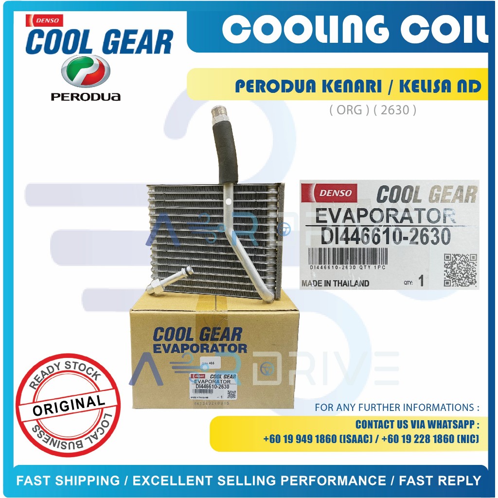 DENSO COOLGEAR CORIGINAL PERODUA KENARI / KELISA ND COOLING COIL 2630 | Shopee Malaysia