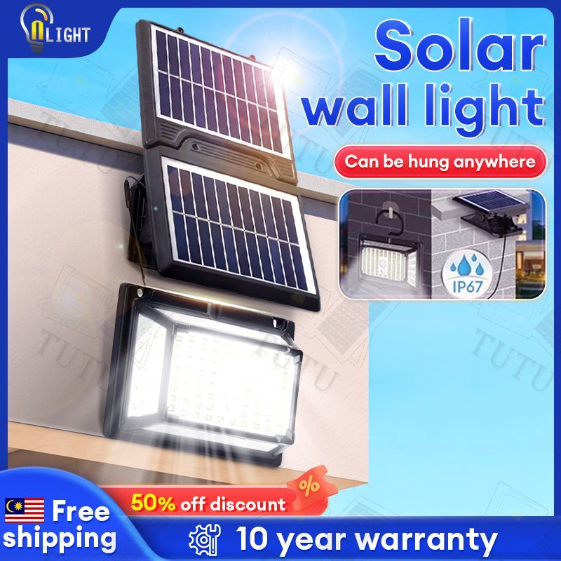 Solar Wall Light Lampu Solar Split Clip IP65 Motion Sensor Light Lampu ...