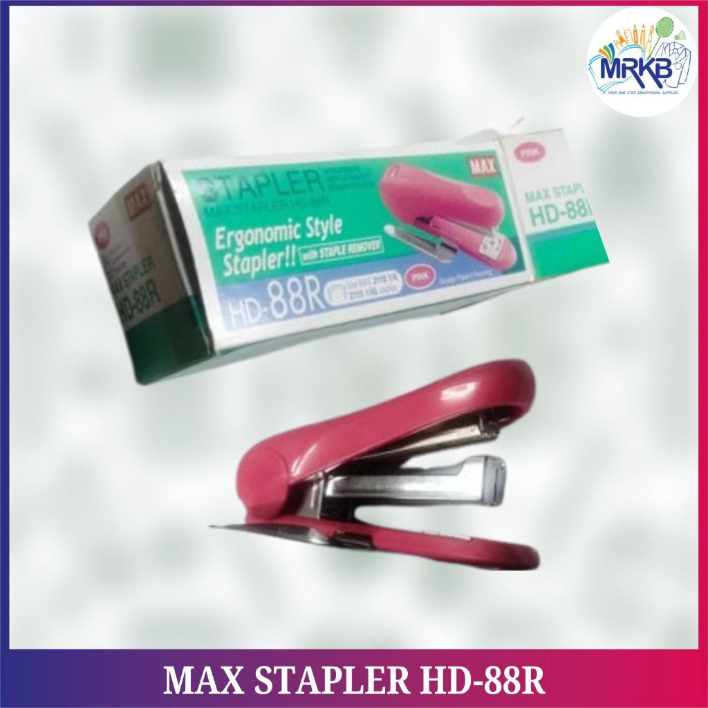 MAX STAPLER HD-88R - ERGONOMIC STYLE STAPLER!! | Shopee Malaysia