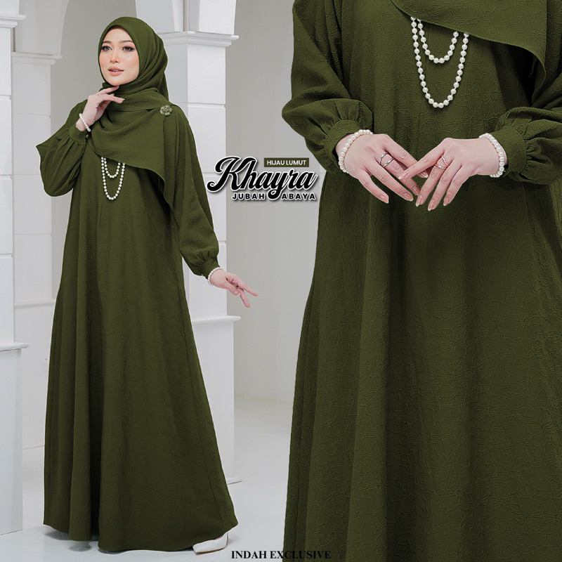 Abaya Dress Jubah Muslimah Baju Jubah Umrah Muslimah Kembang Kaftan ...