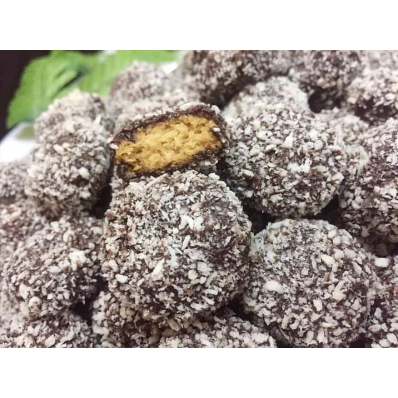 Biskut Snow Almond Chocolate Puteri Salju Coklat kuih raya cookies ...