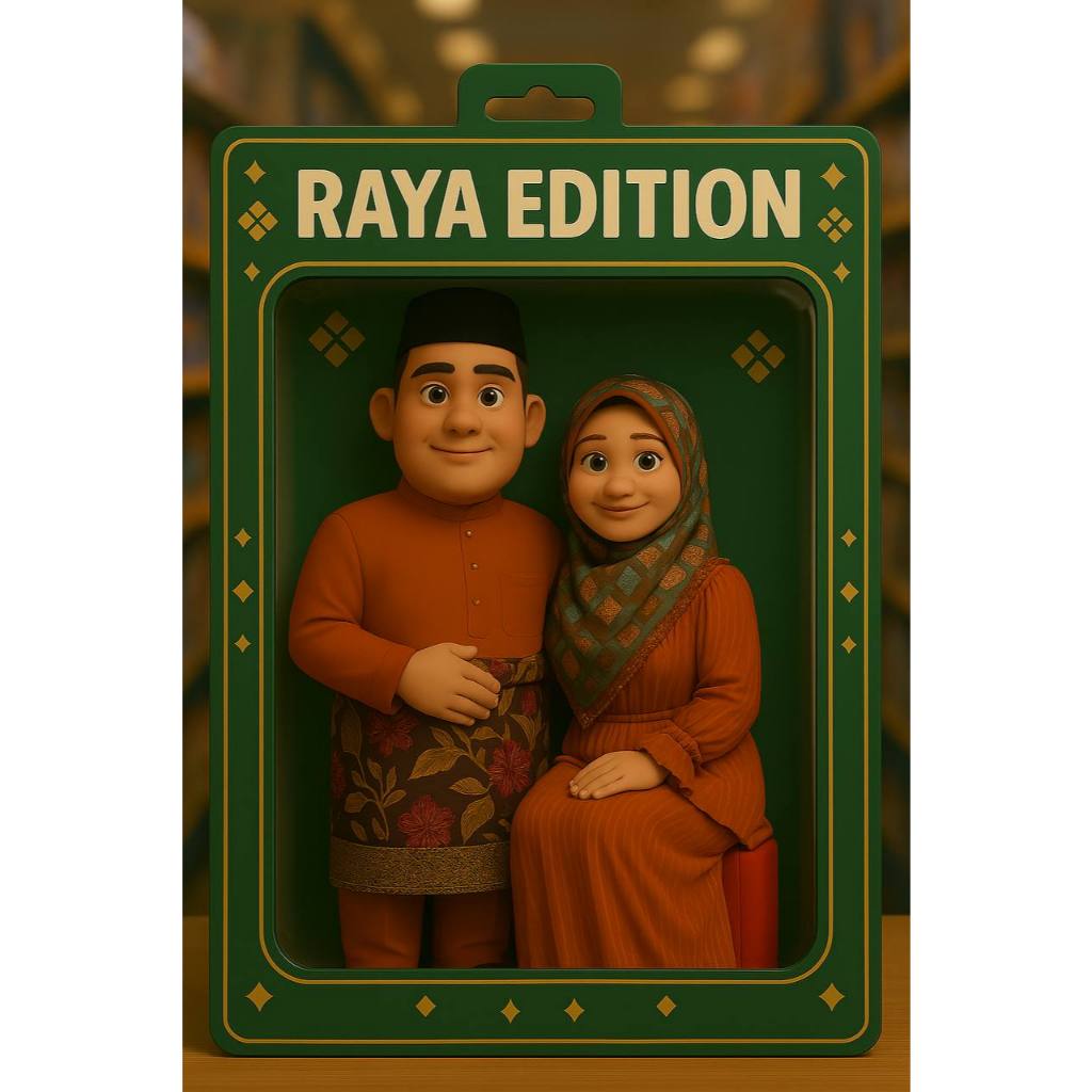 Tukar Gambar Jadi Kartun 3D Comel | Custom Family / Couple Style Doll ...