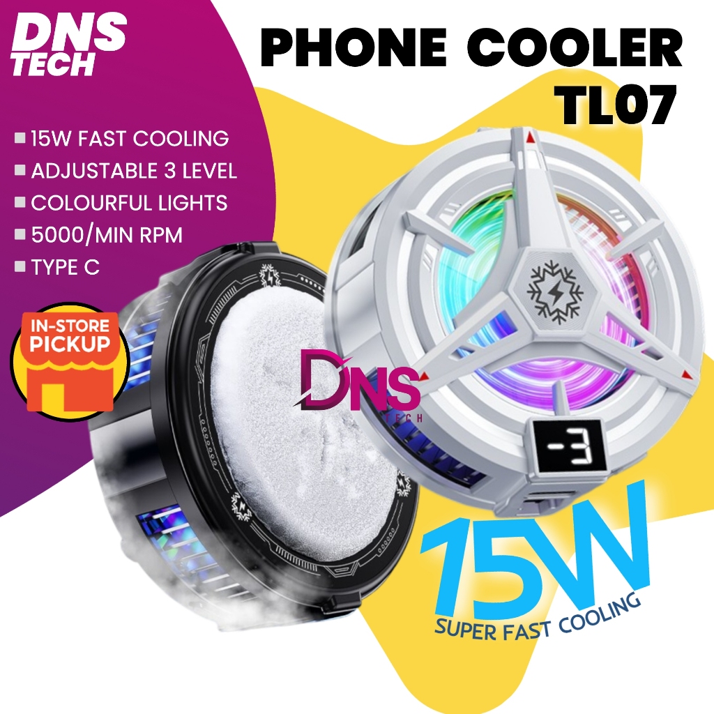 15W Ice Cooling Phone Cooler TL07 MINI Phone Refrigerator Gaming Fast ...