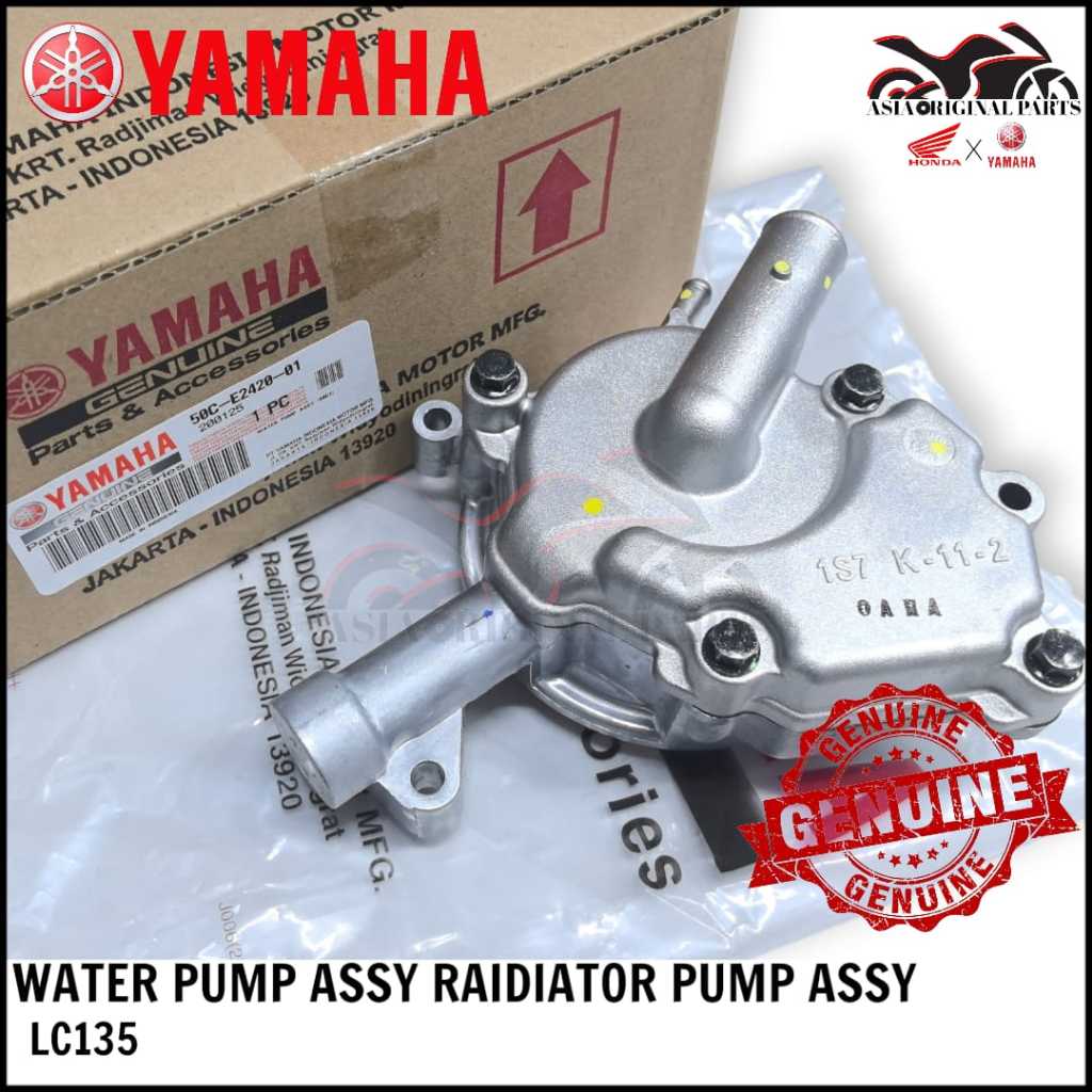 100%ORIGINAL HONG LEONG YAMAHA LC135 LC 135 WATER PUMP ASSY RADIATOR PUMP ASSY WATER PUMP FULL ...