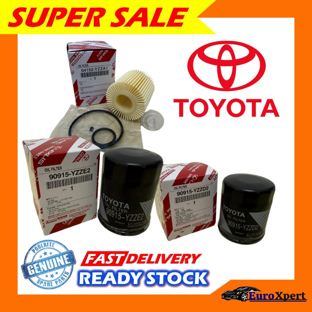 [ORIGINAL] OIL FILTER E2 D2 A1 TOYOTA VIOS CAMRY YARIS COROLLA GR86 ...