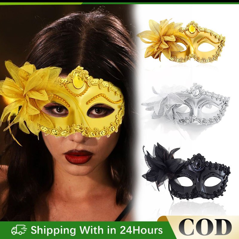 3PCS Masquerade Mask Vintage Mask Mysterious Mask Cosplay Mask Elegant ...