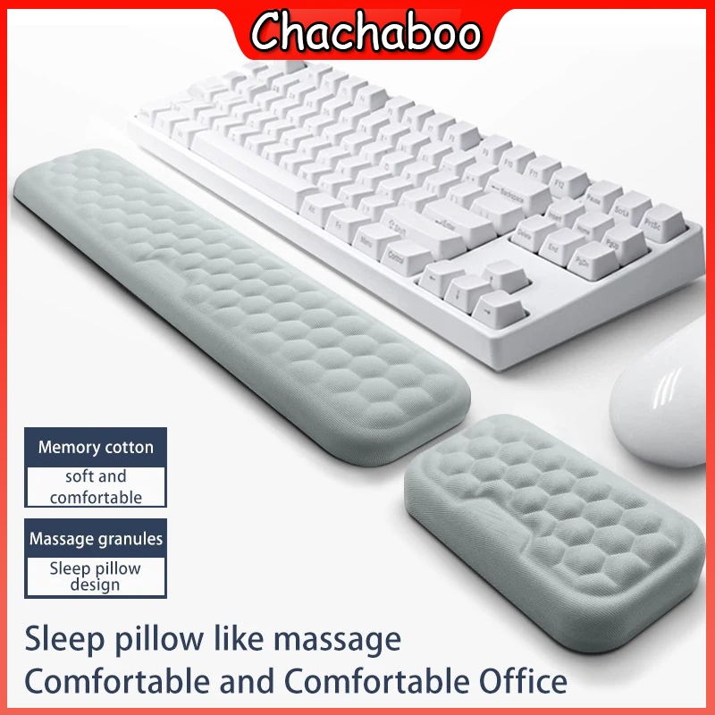 Keyboard mouse wrist rest ergonomic office typing protect relax wrist ...