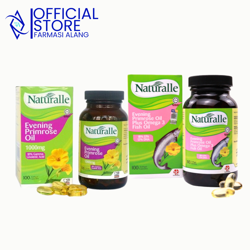 FARMASI ALANG NATURALLE (EPO 1000mg /EPO+FISH OIL 1000MG) (100'S ...