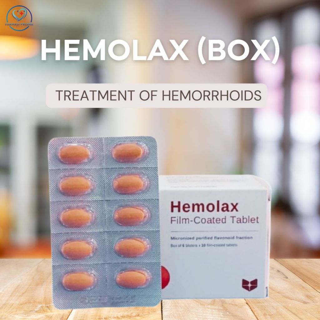 HEMOLAX 6 X 10'S (BOX) DIOSMIN 45MG [EXP : 06/11/2026] | Shopee Malaysia