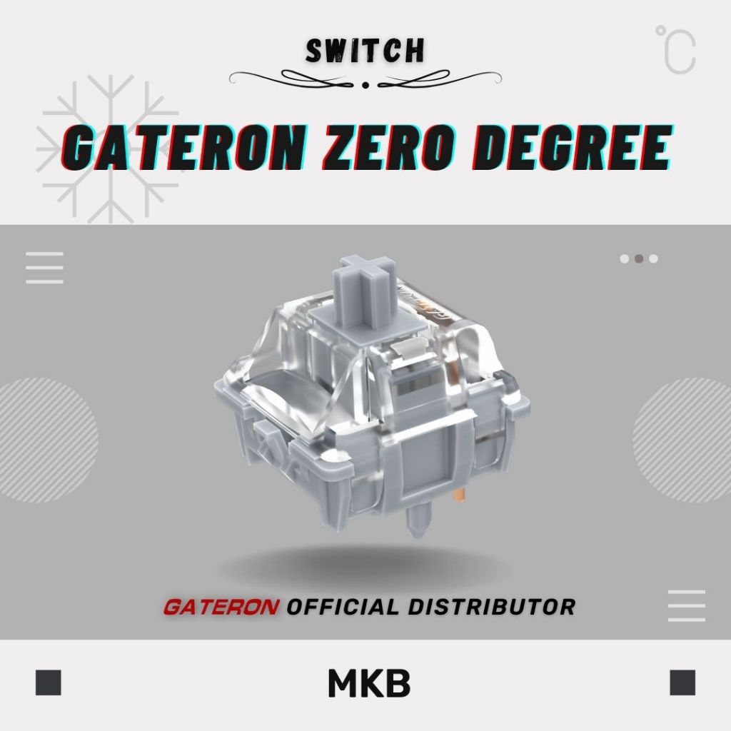 Gateron Zero Degree Silent Linear Switch For Mechanical Keyboards ...