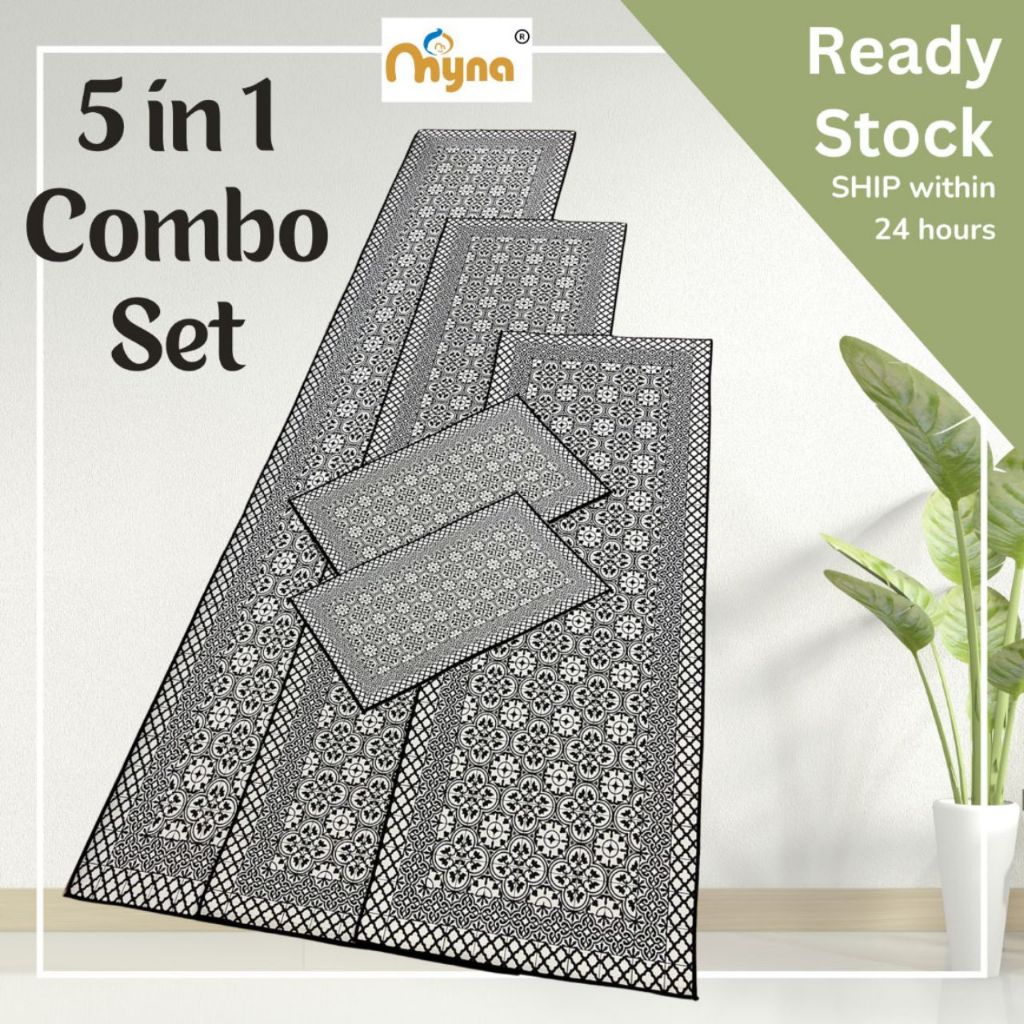 Myna Fully Getah Karpet 2.0 3 in 1/5 in 1 Combo Set Carpet Runner ...
