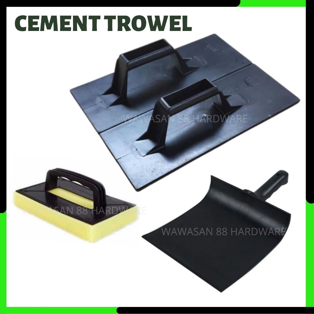 Simen Sudu Plastik Span Plastic Cement Trowel Plastering Plaster Trowel ...