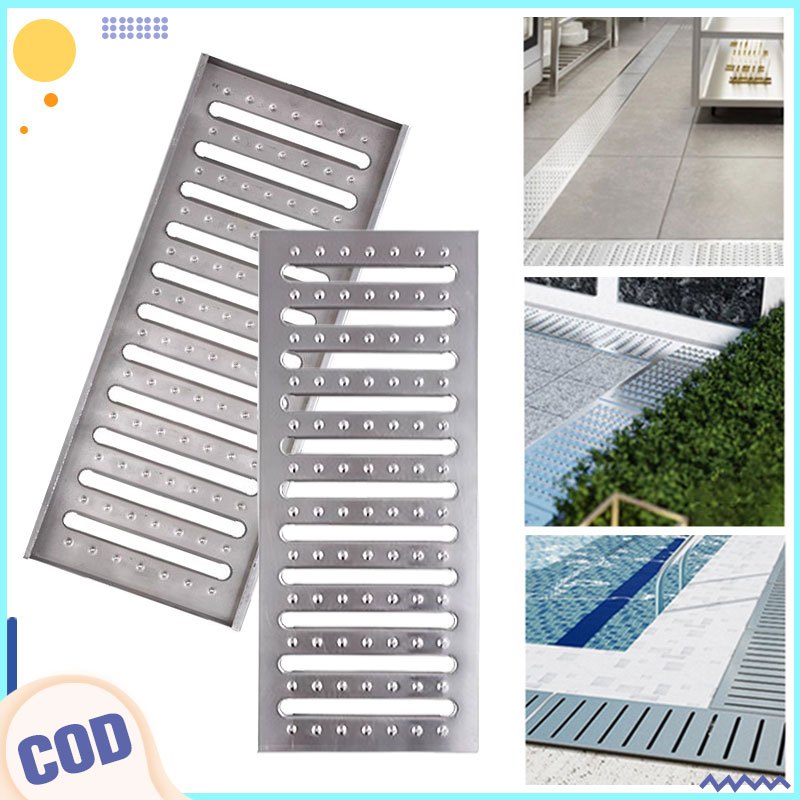 580mm length 304 Stainless Steel floor drain cover Balcony drain cover ...