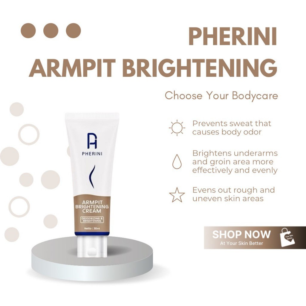 [READY STOCK] PHERINI UNDERARM BRIGHTENING CREAM - ARMPIT WHITENING ...
