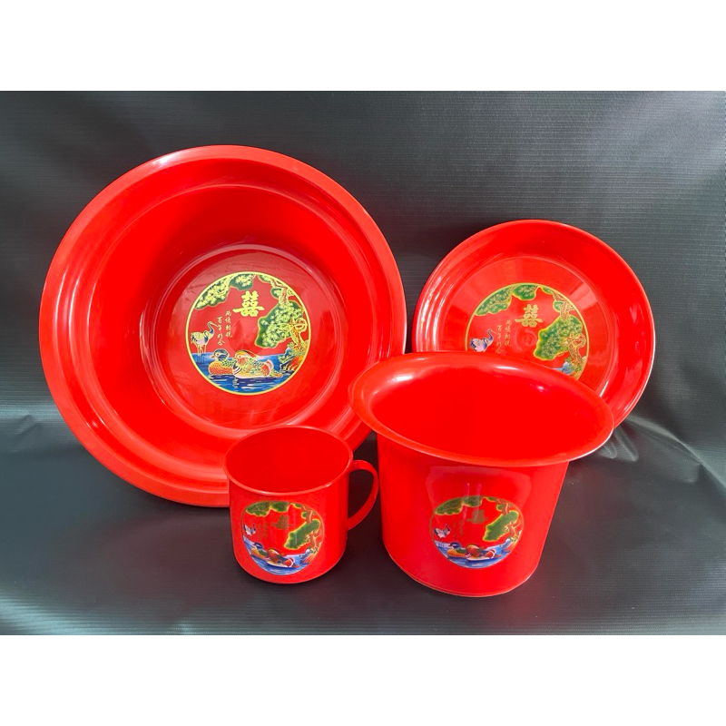 (Ready Stock)Chinese Wedding Descendant Pail Set Wedding Dowry Set 结婚套 ...
