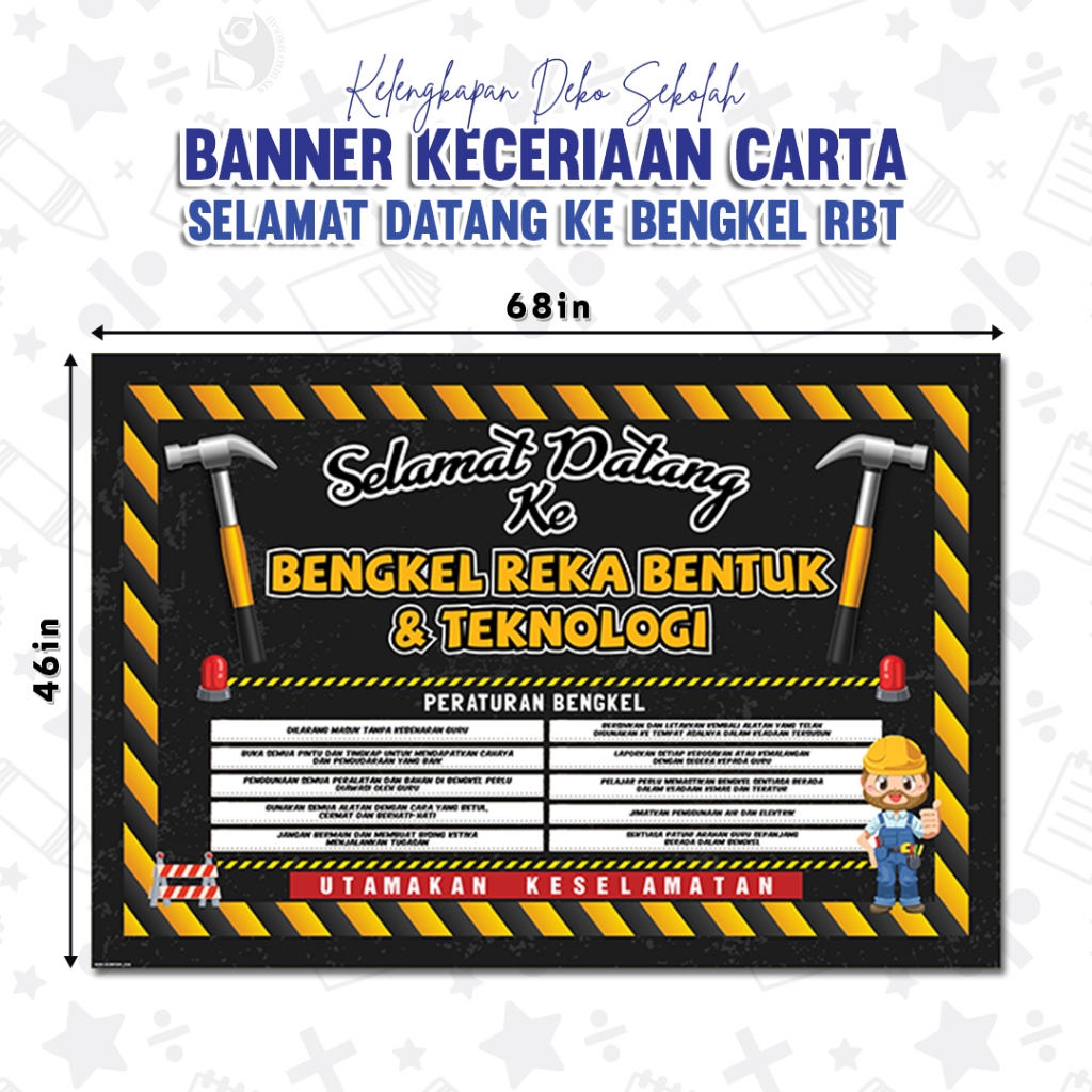 READY DESIGN Banner Keceriaan Carta (SELAMAT DATANG KE BENGKEL RBT ...